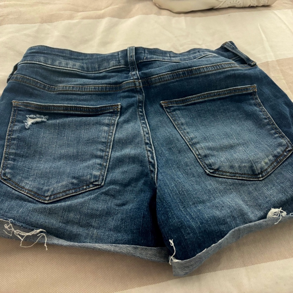 Demin Ripped Shorts - Gem